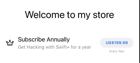 How To Add In App Purchases In Swiftui A Free Swiftui By Example Tutorial