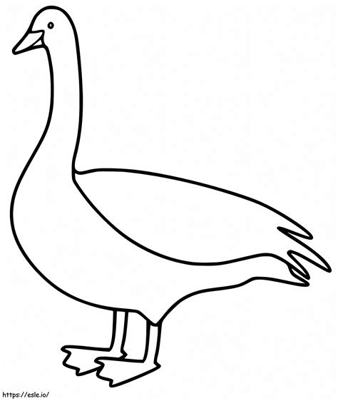 グース9 ぬりえ 塗り絵