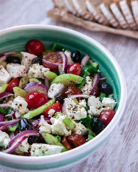 Traditional Greek Salad Six Hungry Feet Recipes