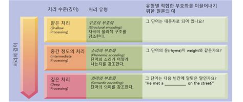 학습과학의 이해와 적용17 효과적인 기억학습은 부호화encoding의 깊이와 방법에 달렸다 Revised 교육을바꾸는사람들