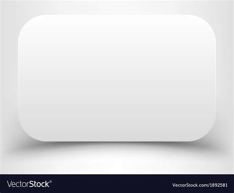 Vector Clipart Of Blank White Rectangle With Rounded Corners My Xxx