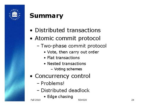 Distributed Systems Fall Distributed Transactions Outline Flat