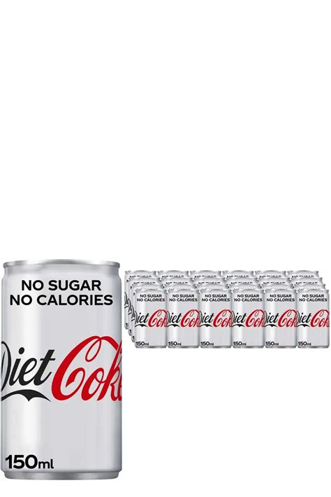 Coca Cola Diet Coke 24 X 15cl Case Vip Bottles