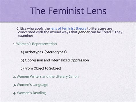 Ppt Feminist Literary Theory Powerpoint Presentation Free Download
