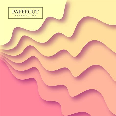 Abstract Stripes Colorful Papercut Background Illustration 258701 Vector Art At Vecteezy