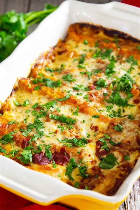Chicken Enchiladas With Red Sauce Simply Home Cooked