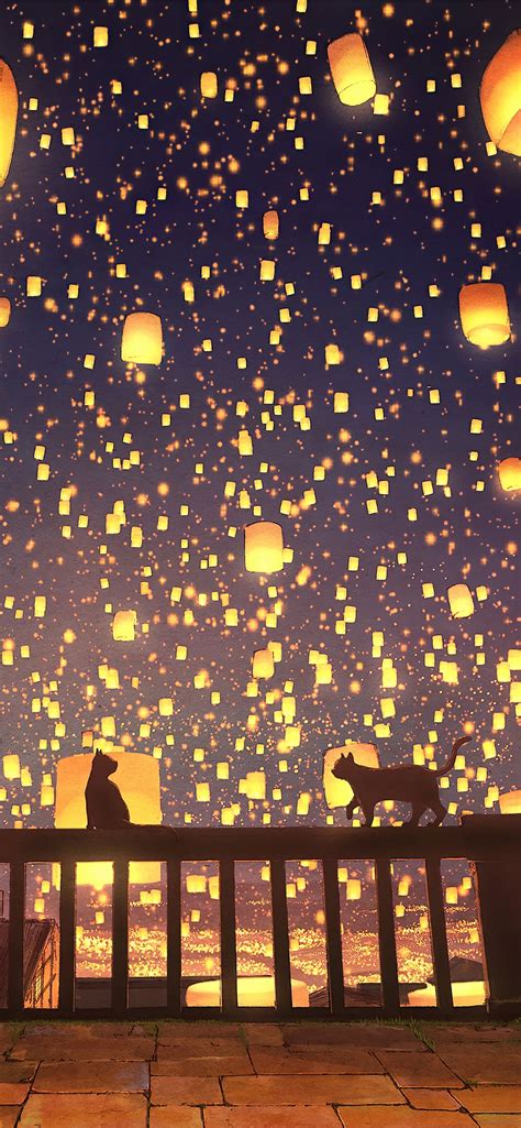 🔥 Free Download Floating Lanterns Festival Iphone Wallpaper By Mglass Wallpapersafari
