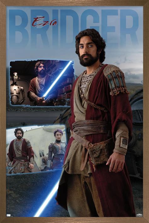 Star Wars Ahsoka Ezra Bridger Wall Poster 22375 X 34 Framed
