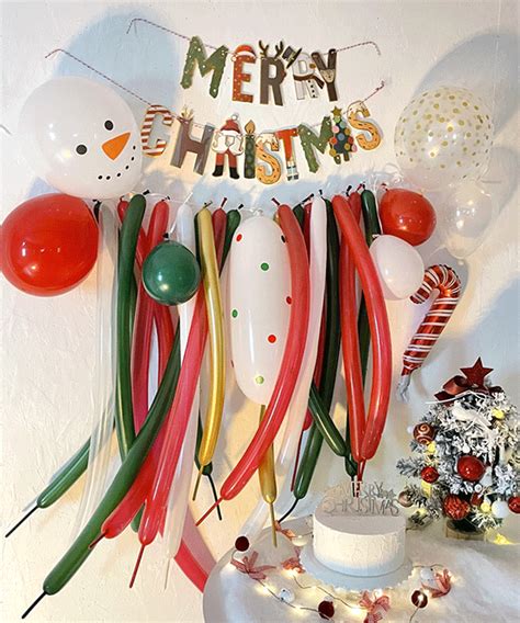 크리스마스 파티 용품 풍선키트 X Mas 에이블리