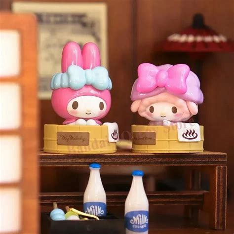 Sanrio Hot Spring Series Figure Cinnamoroll Kuromi Hello Kitty Pochacco