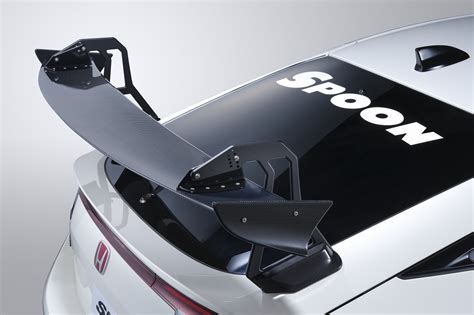 Spoon Sports Carbon Crane Neck Wing Honda Civic Fl5 Type R