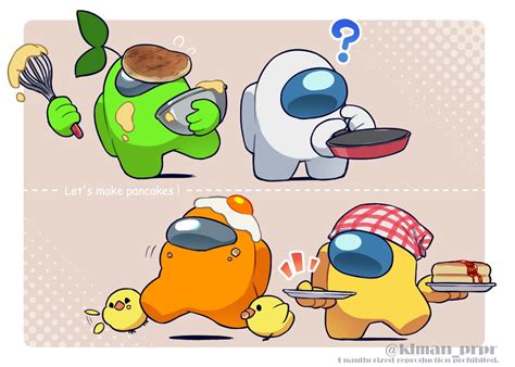 Crewmate Yellow White Impostor Orange And 1 More Among Us Drawn
