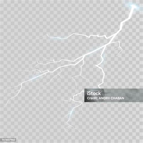 매직 번개와 밝은 조명 효과의 세트 벡터 일러스트 레이 션 Strikeforce에 대한 스톡 벡터 아트 및 기타 이미지 Strikeforce 기후 묘사 날씨 Istock