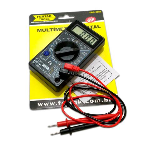 Multímetro Digital Cbip Fertak 8220 Shopee Brasil