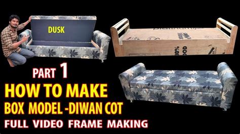 PART1 How To Make A Box Model Divan Card Frame Storage Divan Cat Latest Video How To Make