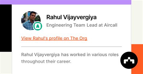 rahul vijayvergiya engineering team lead at aircall the org