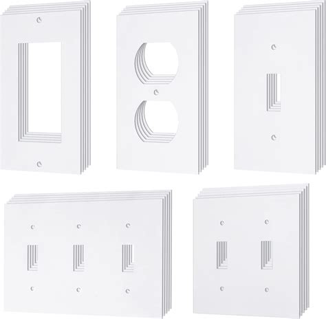 Tondiamo 46 Packs Outlet Insulation Pads Wall Plates Sealers For