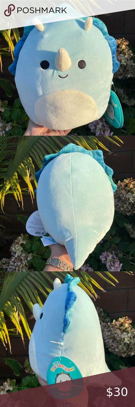 8” Squishmallow Malik The Triceratops Poshmark Style Clothes Design