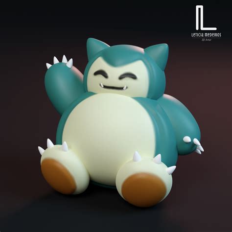 Stl File Snorlax Sculpture・3d Print Design To Download・cults