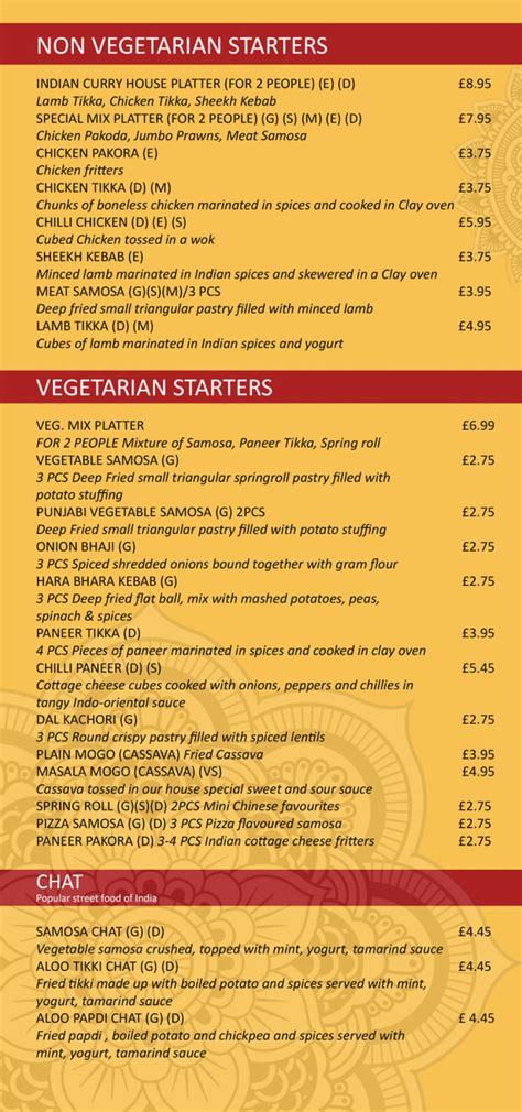 Indian Curry House Full Menu Online