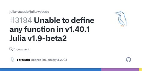 Unable To Define Any Function In V1401 Julia V19 Beta2 · Issue 3184