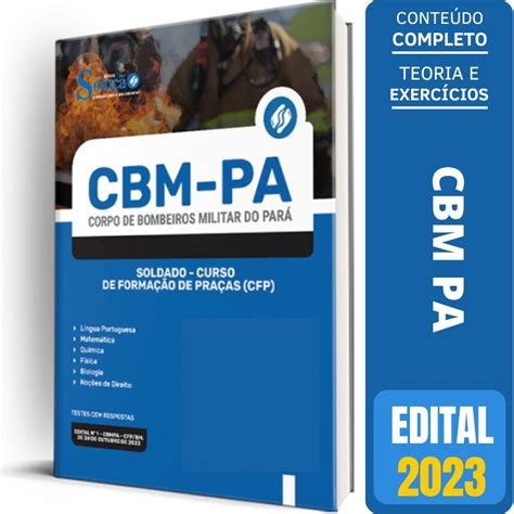 Apostila CBM PA 2023 Soldado Curso de Formação de Praças CFP