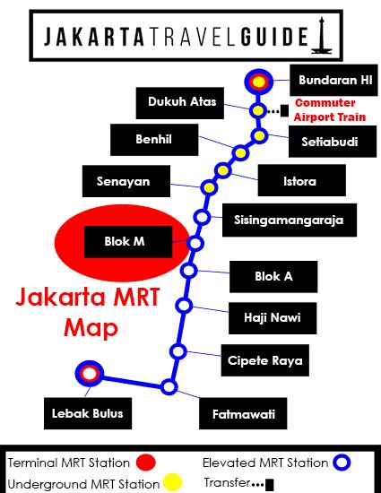 Blok M Mrt Station In Jakarta