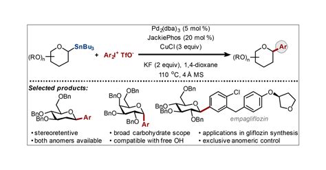 Glycosyl Cross Coupling With Diaryliodonium Salts Access To Aryl C