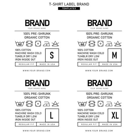 Premium Vector Neck Label Tag For Clothing Label Brand Vector
