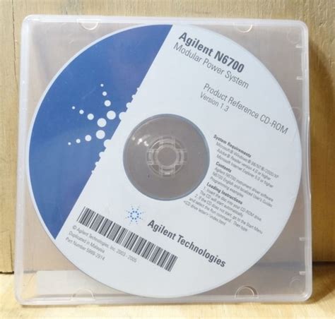 Agilent N6700 Modular Power System Product Reference Cd Rom Ver 1 3 Ebay