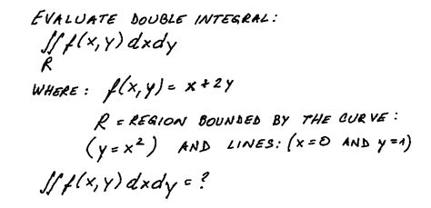 Solved Evaluate Double Integral X Y Dxdy R Where Chegg