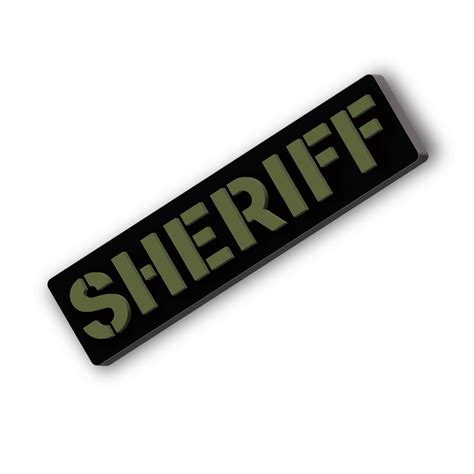 [police] Operator Pvc Patch [blk Blk] 13 Fifty Apparel 13 Fifty Apparel