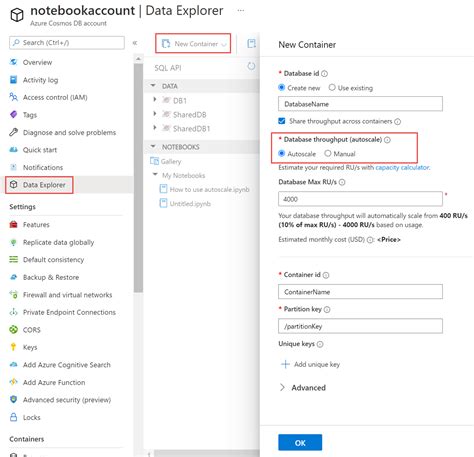 在适用于 nosql 的 azure cosmos db 中预配自动缩放吞吐量 microsoft learn