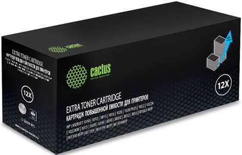 Купить картридж лазерный Cactus CS-Q2612X черный (3000стр.) для HP LJ ...