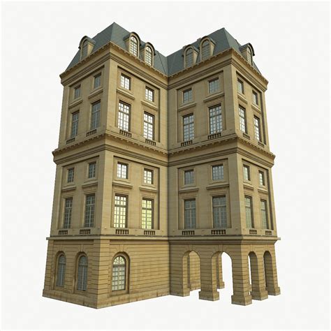Classical Building 3d Model Turbosquid 1338255
