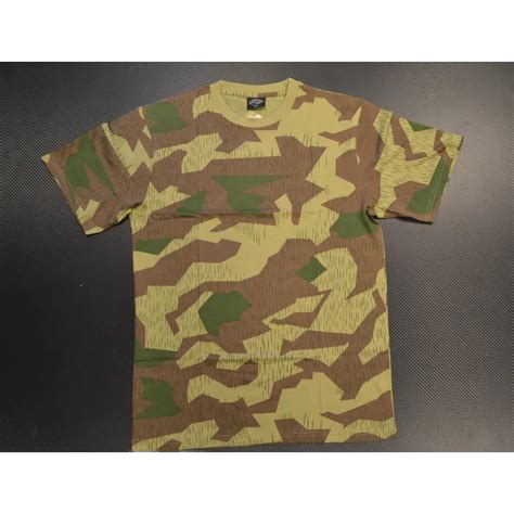 Mil Tec Camo T Shirt Splinter Camo