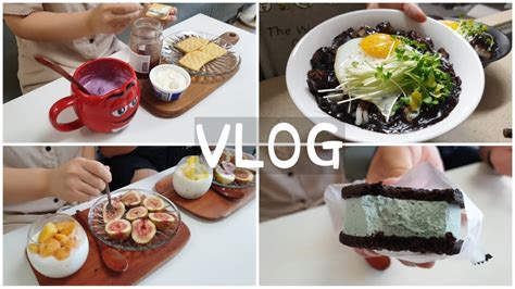 슈림의 Vlog 면 덕후 함안댁의 먹방 브이로그🍜ㅣ짜장면and짜장밥ㅣ앵그리너구리라면ㅣ무화과ㅣ베스킨라빈스 스트로베리 모찌and민트초코 쿠키샌드ㅣ블루베리 요거트 Youtube