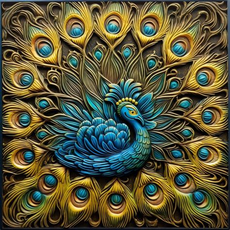 Premium Photo Peacock Mandala Design