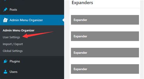 reorder and customize your admin menu with admin menu organizer wp