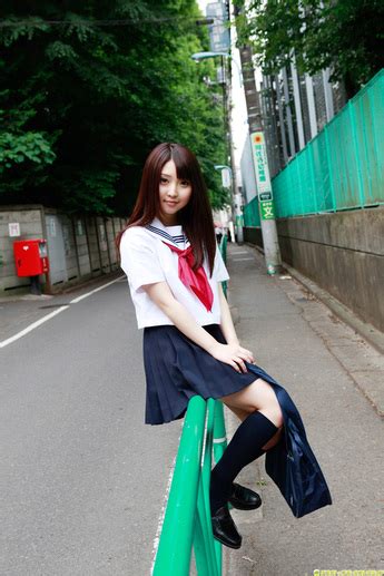 Yoshiko Suenaga Japanese Cute Idol Hot Japanese Girl Student Uniform