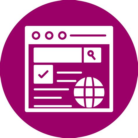 Web Browser Vector Icon 31451531 Vector Art At Vecteezy