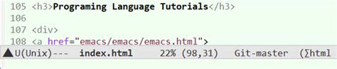 Emacs Xah Html Mode Tutorial
