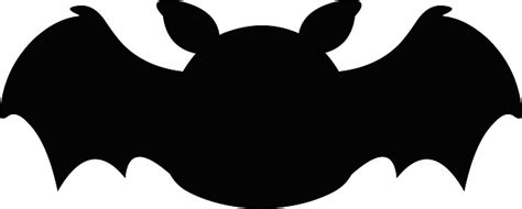 Émoticône Vectorielle Dillustration De La Silhouette Dune Chauvesouris