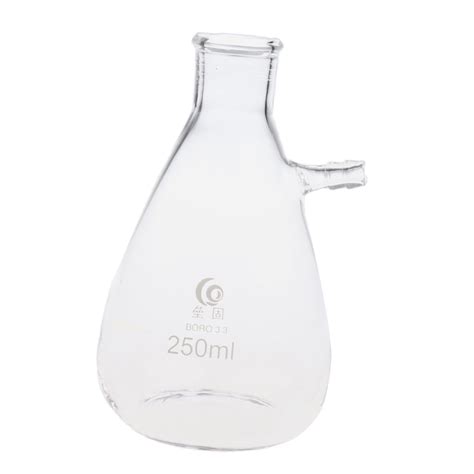 Maxbell Clear Borosilicate Glass Filtering Flask Lab Buchner Flask Fil