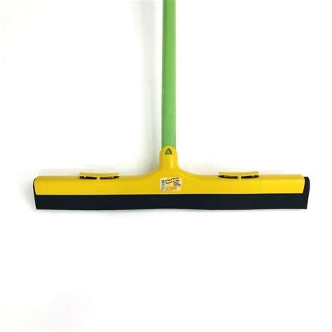 Rodo Borracha Dupla De Plastico Cm Cabo Cm Mr Limpeza