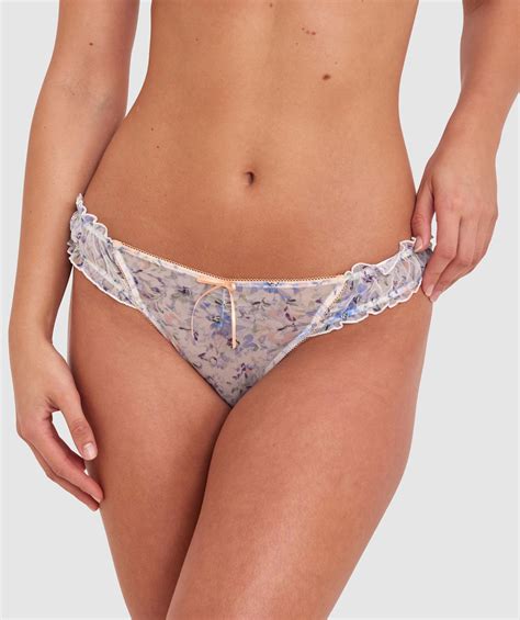 Bras N Things Jessica High Leg G String Print Floral 01559201