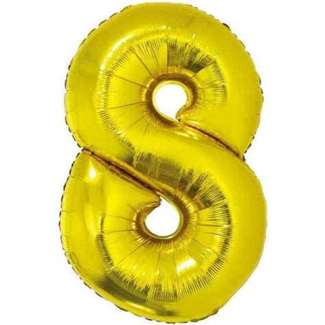 Balon foliowy Cyfra złota cm