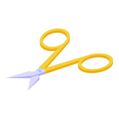 Premium Vector Rhinoplasty Scissors Icon Isometric Vector Nose