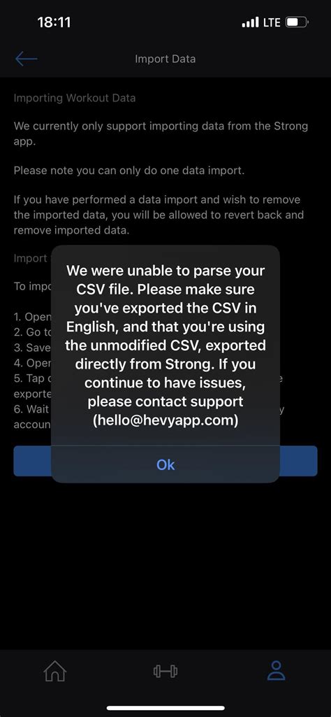 Having Problems Importing History From Strong Rhevy