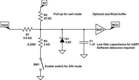 microcontroller mcu input protection comparison electrical